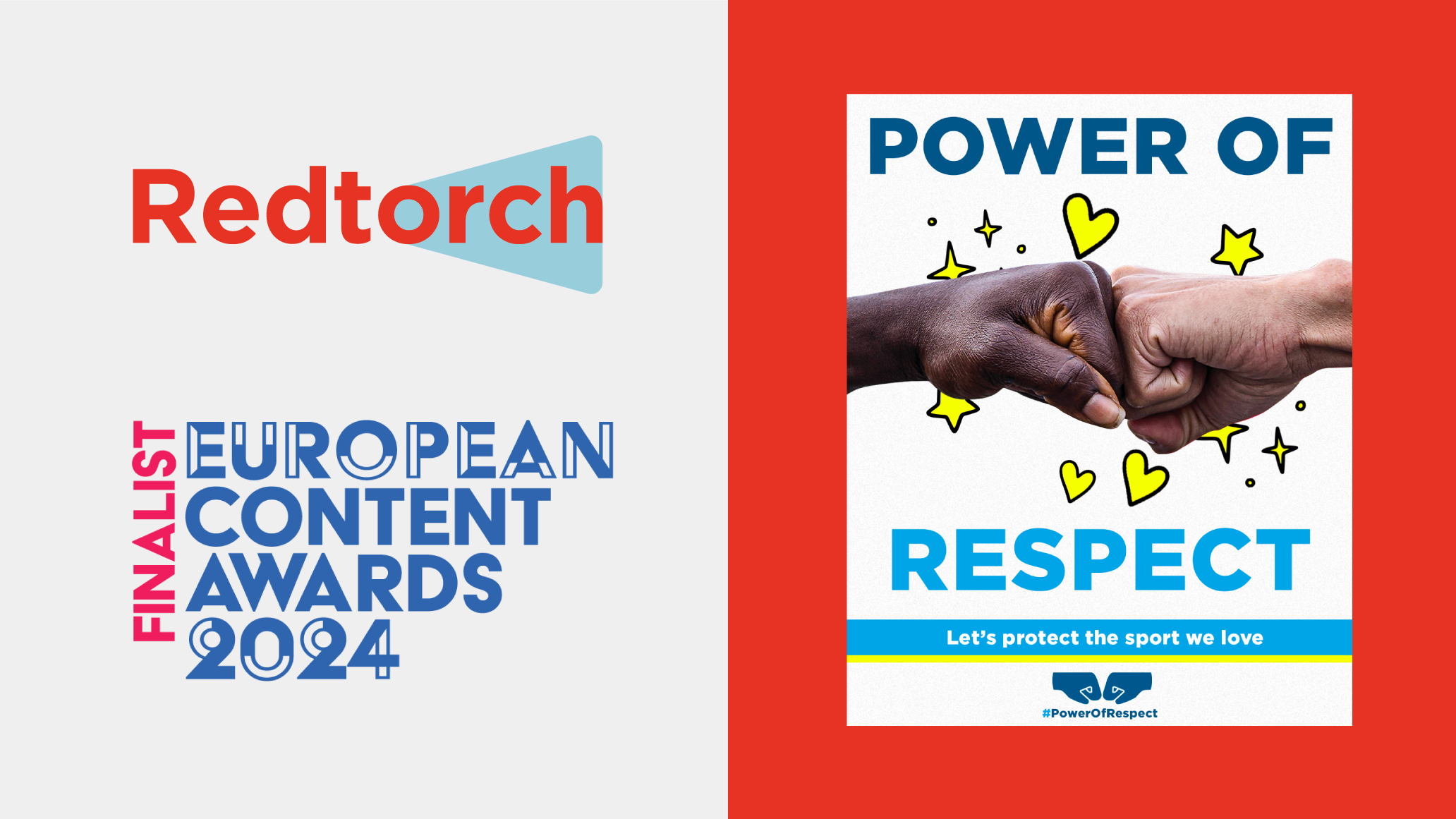 #PowerOfRespect campaign shortlisted for 2024 European Content Awards — Redtorch